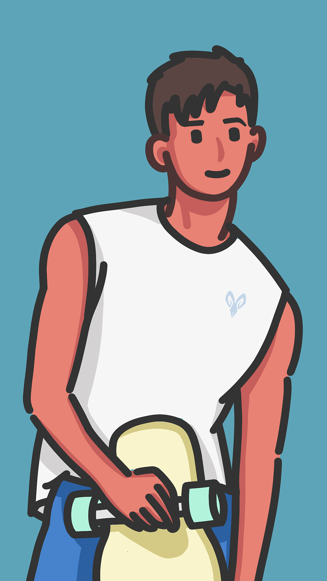 ins风人物插画_满垛-站酷ZCOOL