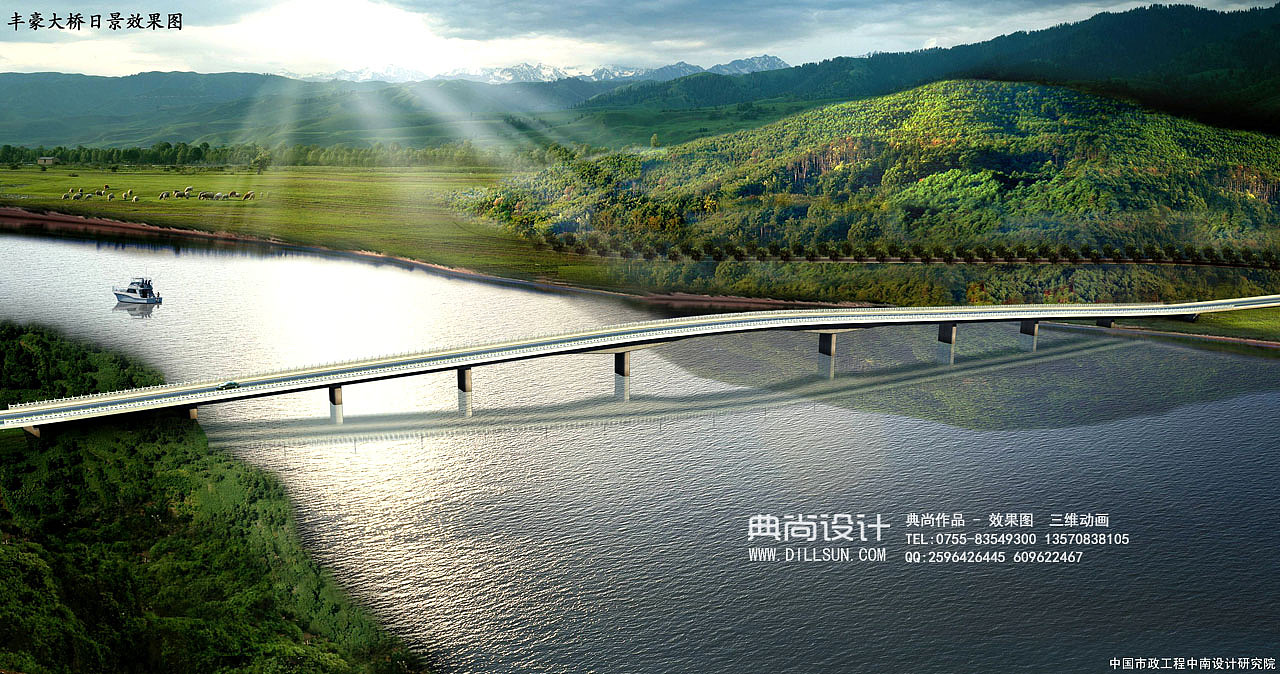 桥梁设计效果图 12_典尚设计三维影像-站酷ZCOOL