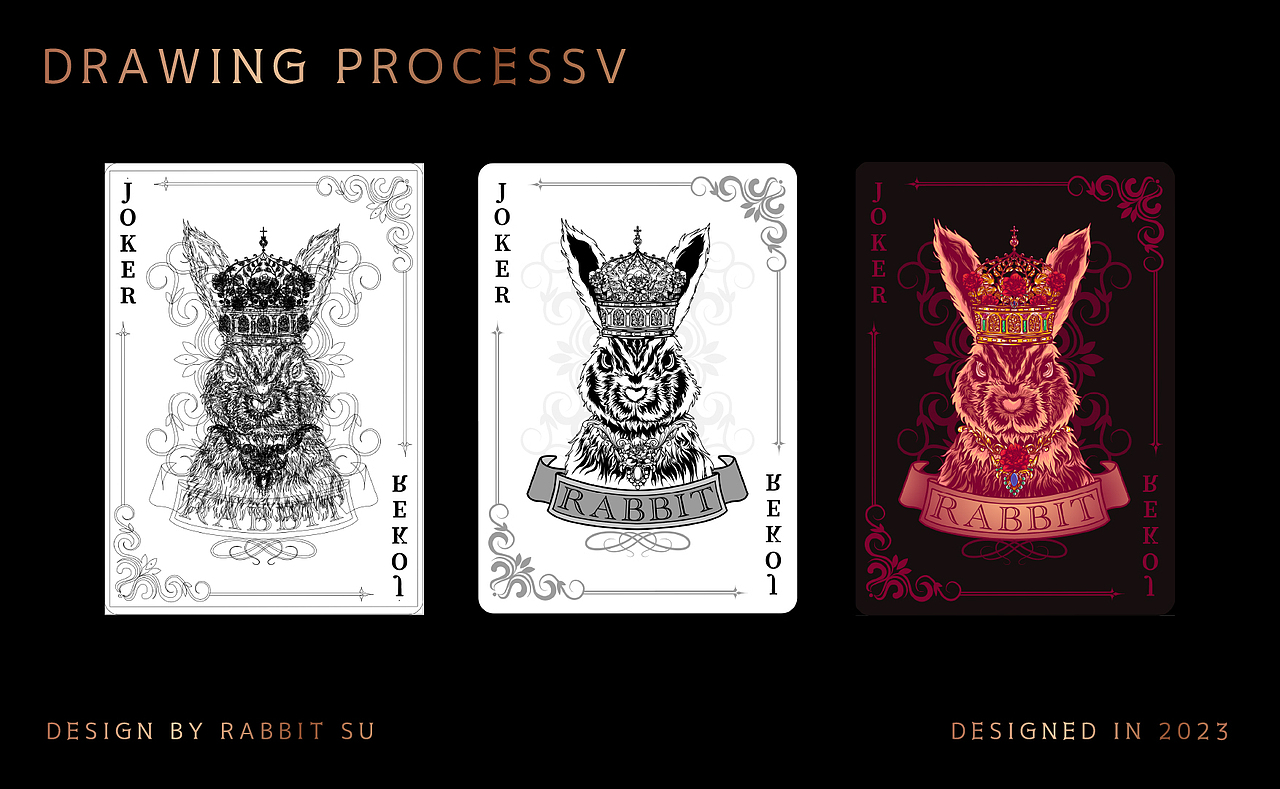 卡牌插画设计｜Rabbit Joker_Rabbit阿苏-站酷ZCOOL