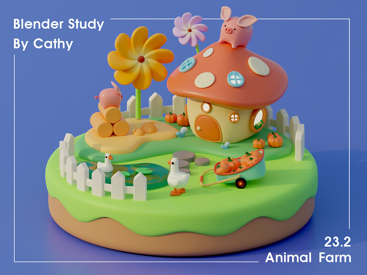 Blender练习-23.2-2_懒的鸟你-站酷ZCOOL