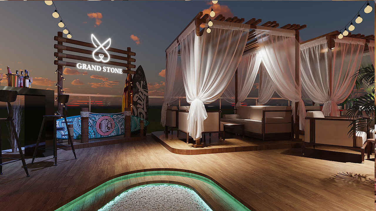 露营酒吧2__微笑_-站酷ZCOOL