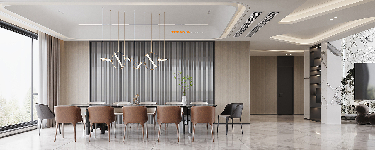 现代别墅CR8.2渲染作品/靠背视觉表现_靠背高端视觉表现-站酷ZCOOL