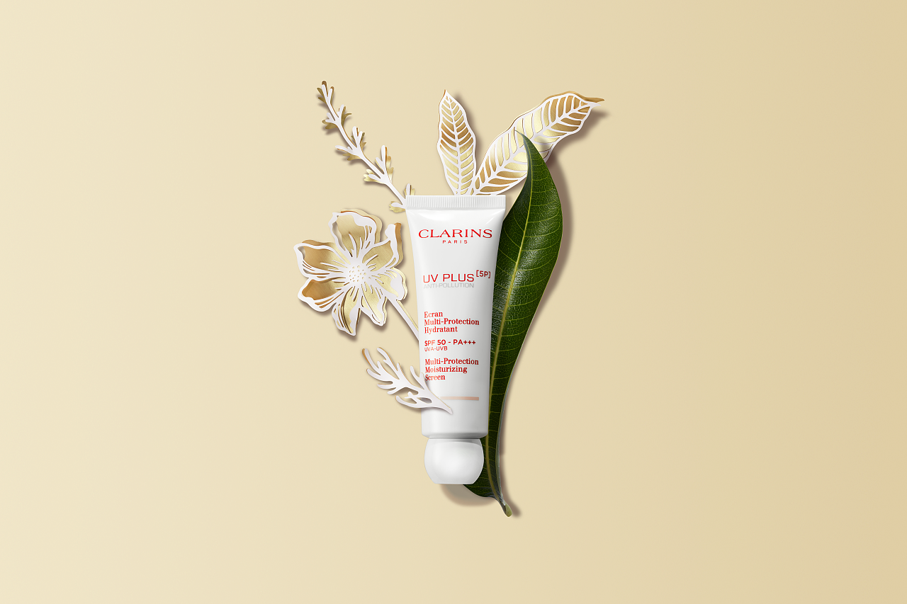 CLARINS娇韵诗双萃精华 618美术作品_一兹Studio-站酷ZCOOL