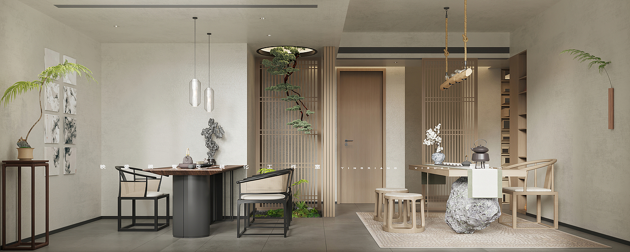 映像视觉【新中式茶室】_映像视觉可视化-站酷ZCOOL