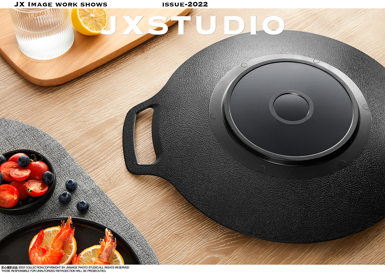 麦饭石烤盘｜匠心摄影 JX Studio_JXStudio-站酷ZCOOL