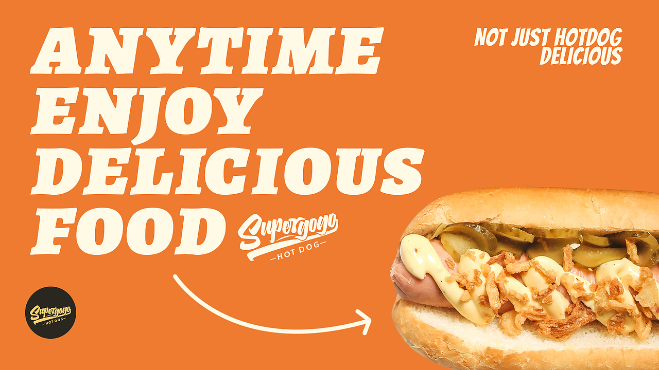SUPER GOGO美式复古热狗品牌设计_MOMOHAO-站酷ZCOOL