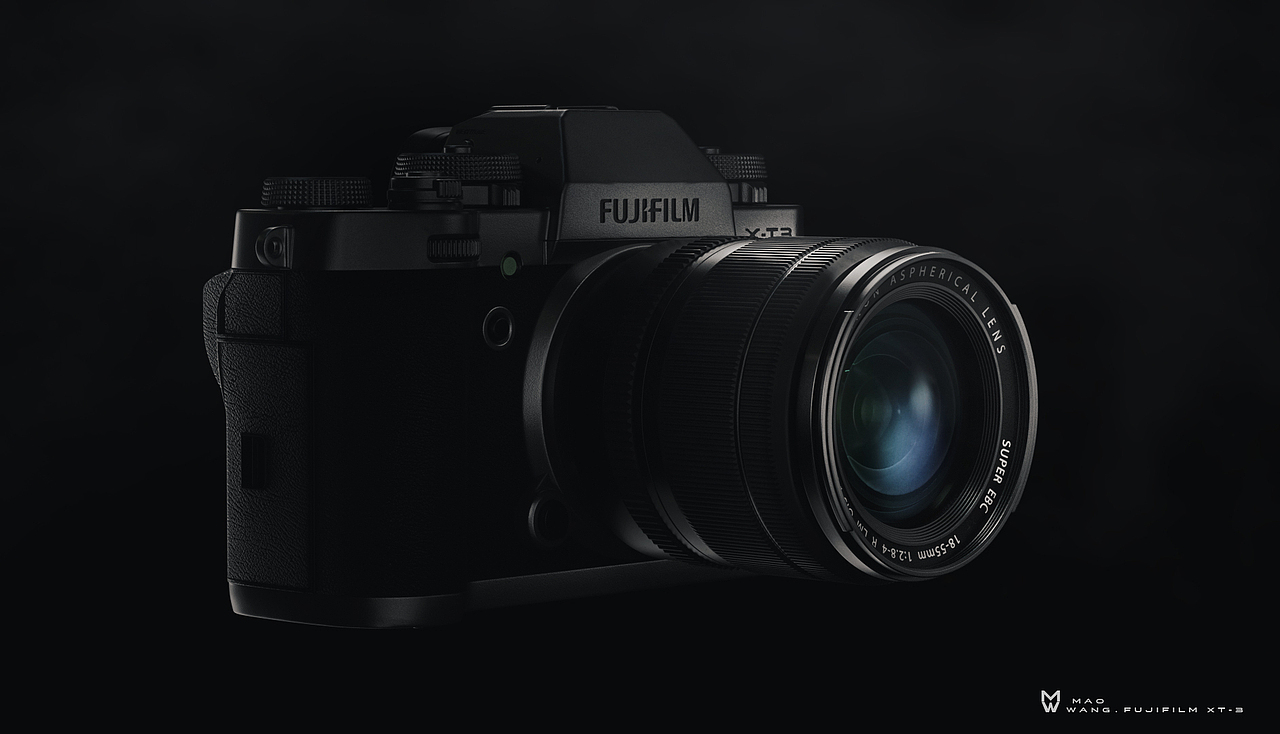 富士Fujifilm XT-3 Blender渲染_猫王阿祖-站酷ZCOOL