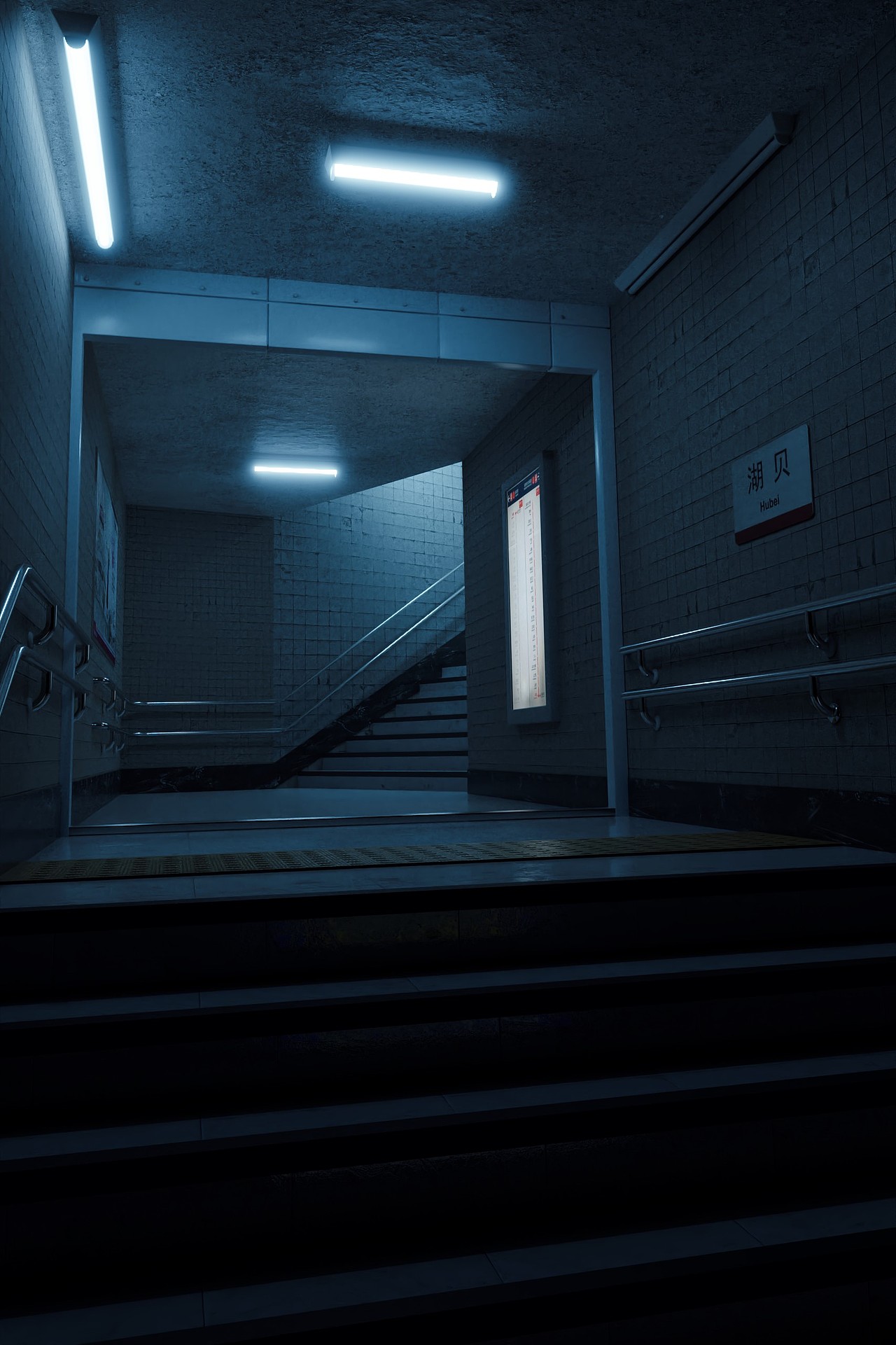 幽暗的地铁站_12tom-站酷ZCOOL