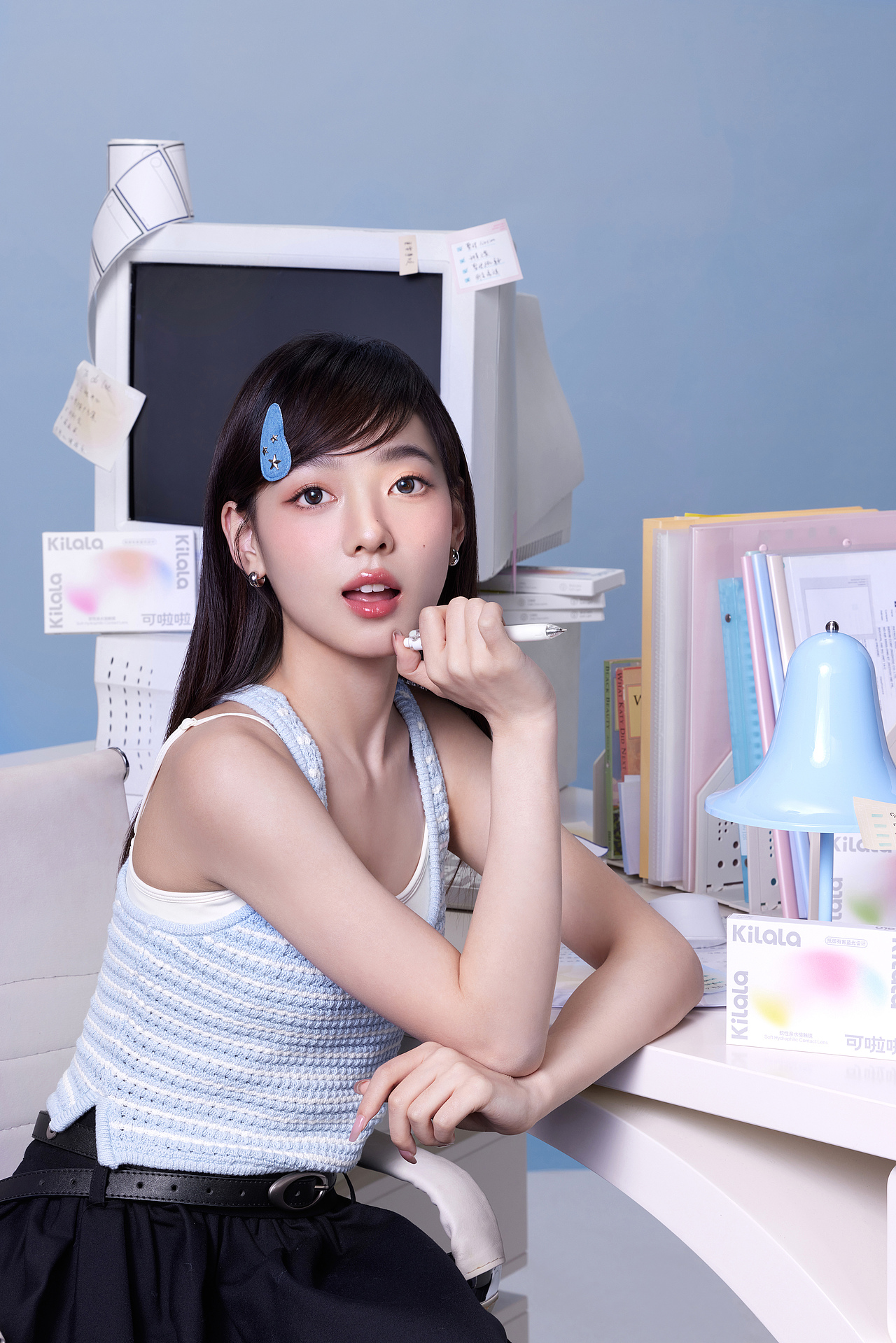 Kilala可啦啦|柔光灯系列，防蓝光美瞳（全案摄制）_他是33-站酷ZCOOL