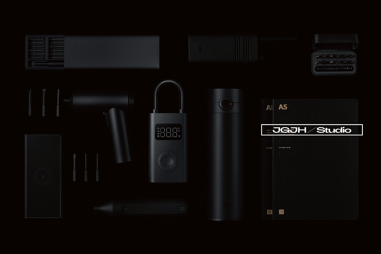 JGJH电商案例 | 坚果几何╳PAROART╳小米米家充气宝1s_坚果几何-站酷ZCOOL