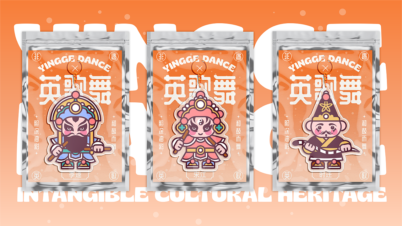 《非遗英歌》英歌舞IP文创设计_Jalil_TAN-站酷ZCOOL