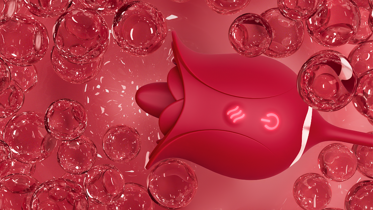 【产品动画】 FeoYa 玫瑰情趣按摩震动棒_砖要一块块搬-站酷ZCOOL