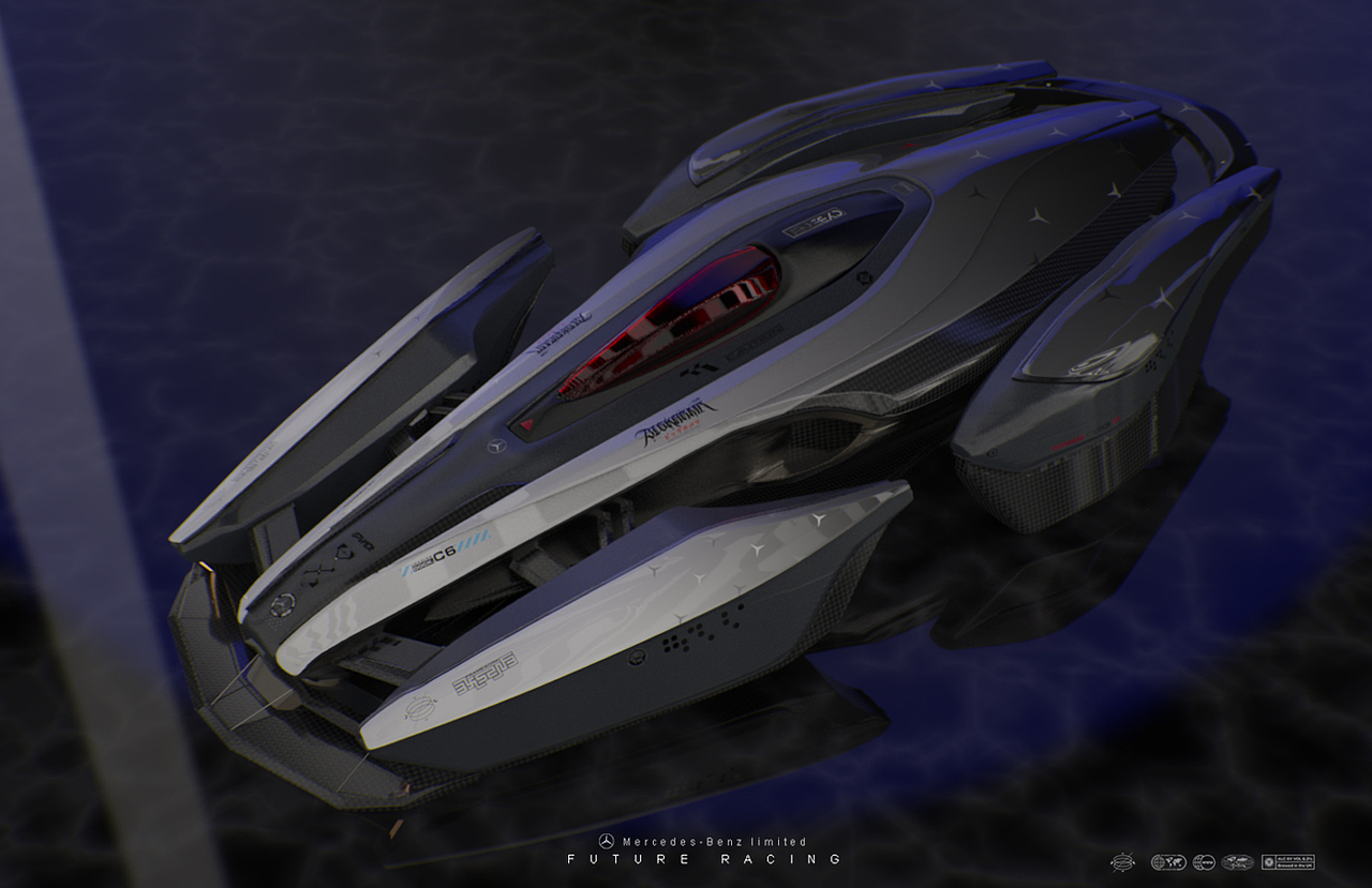 Mercedes-Benz flying car_九驎-站酷ZCOOL