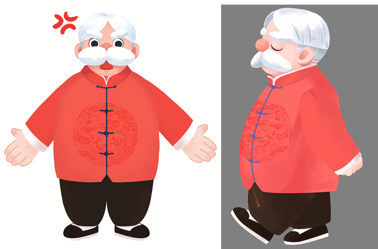 儿插-中国风角色场景_KIWI喵520-站酷ZCOOL