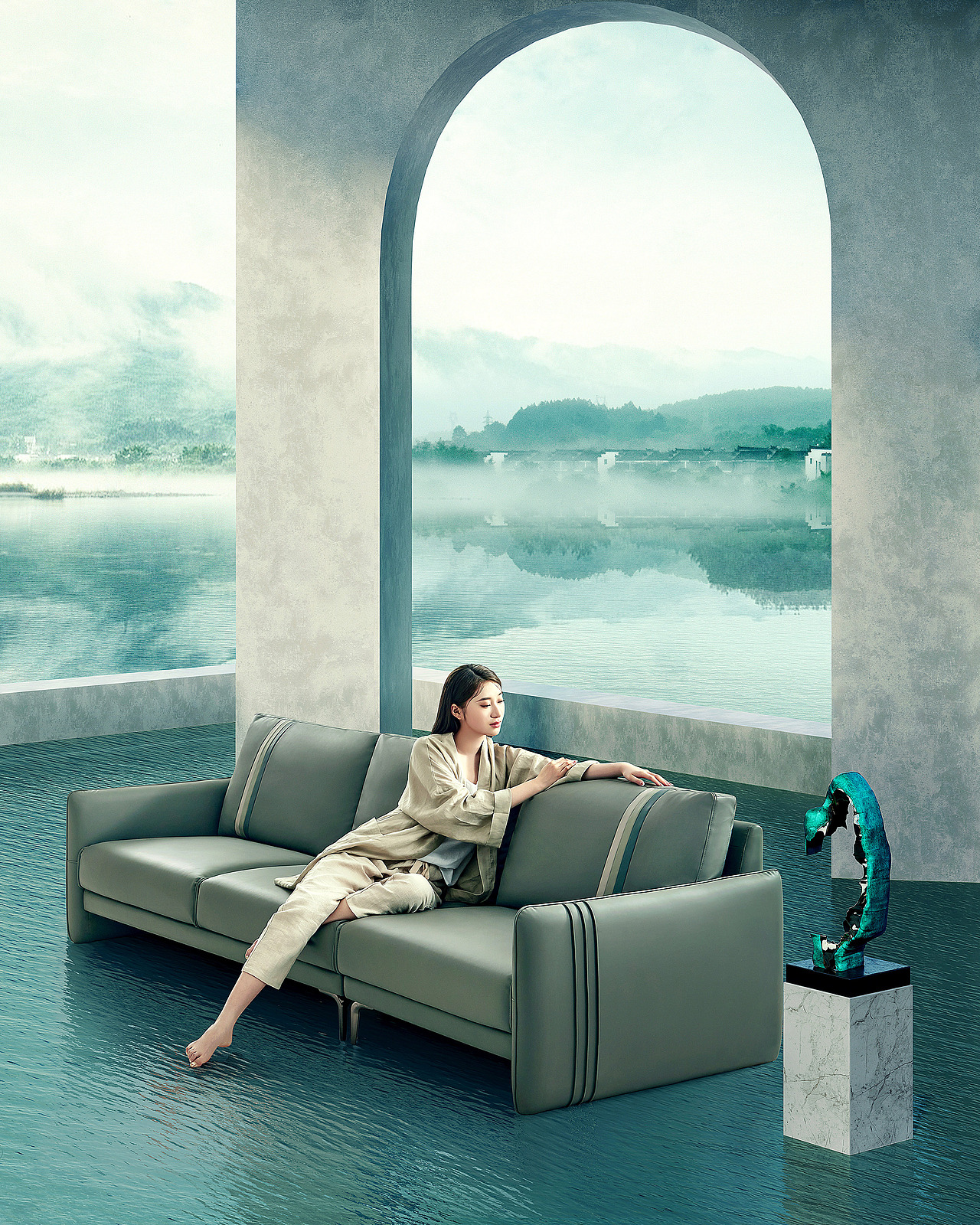 林氏木业KV广告后期合成_修图师jarry-站酷ZCOOL