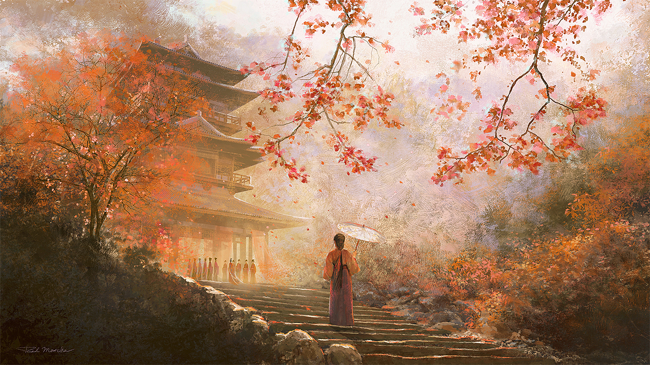 【古风合集】风渐暖·寻仙踪·丽人行_RedMatcha_-站酷ZCOOL