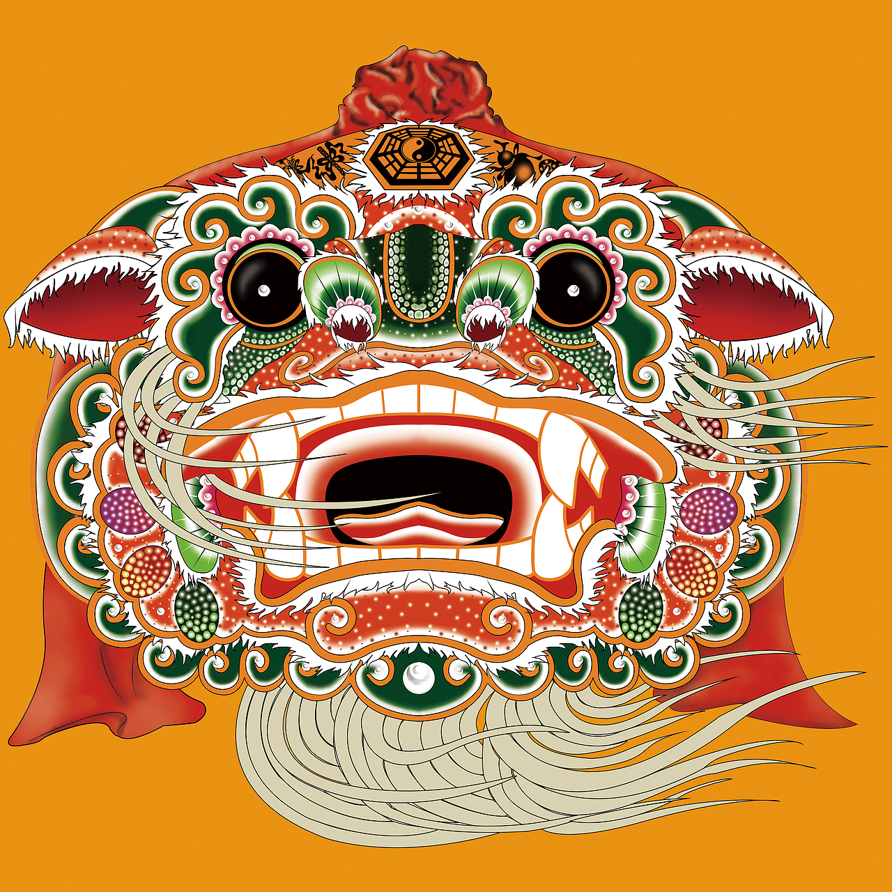 海丰虎狮 狮姨_Carry_Zhou-站酷ZCOOL