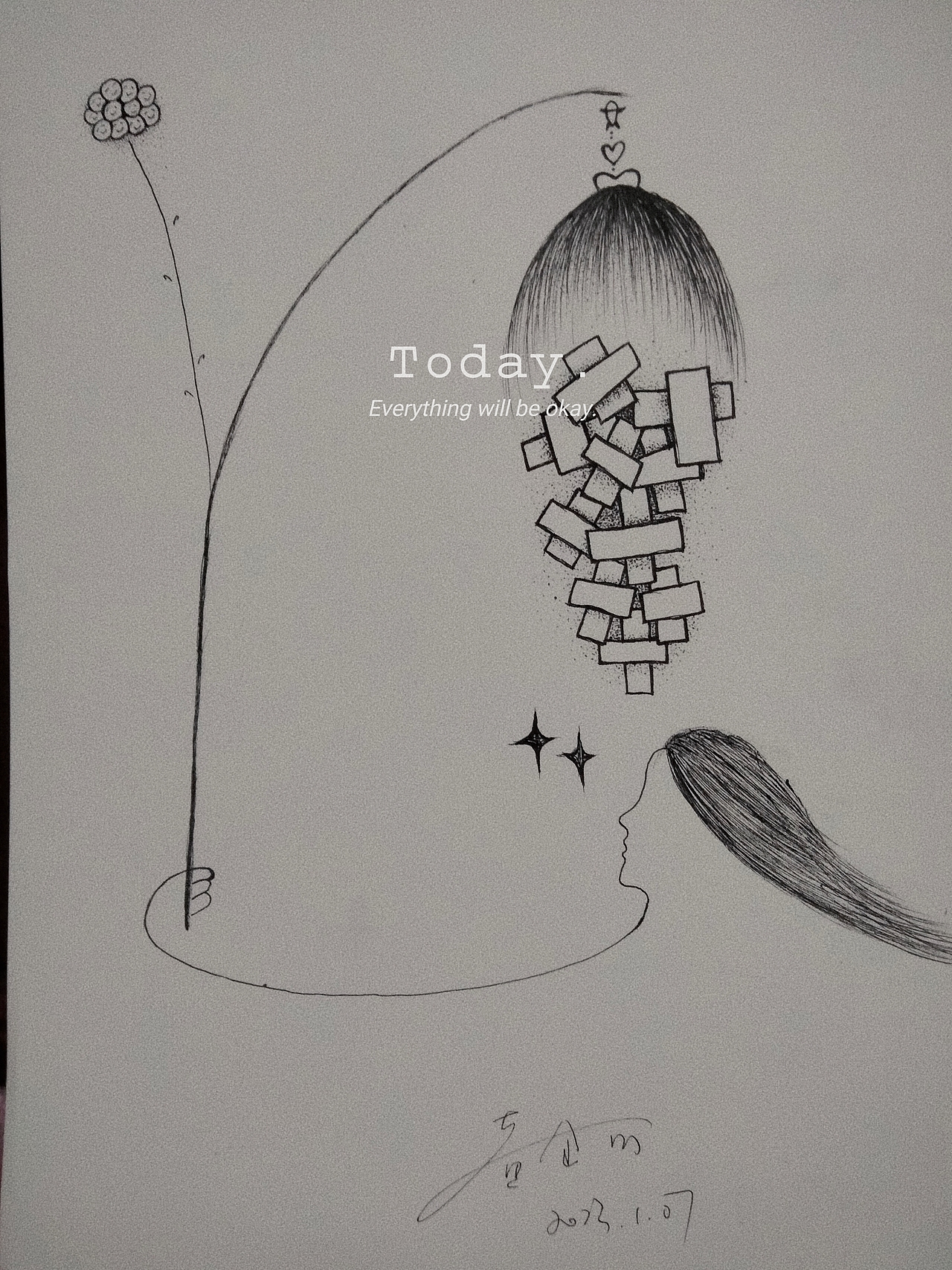 意下画_黑夜里的光lily-站酷ZCOOL