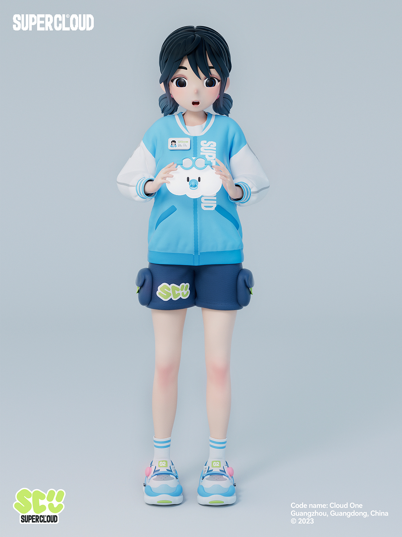 IP角色丨云朵日记丨SUPERCLOUD_黑仔ODING-站酷ZCOOL