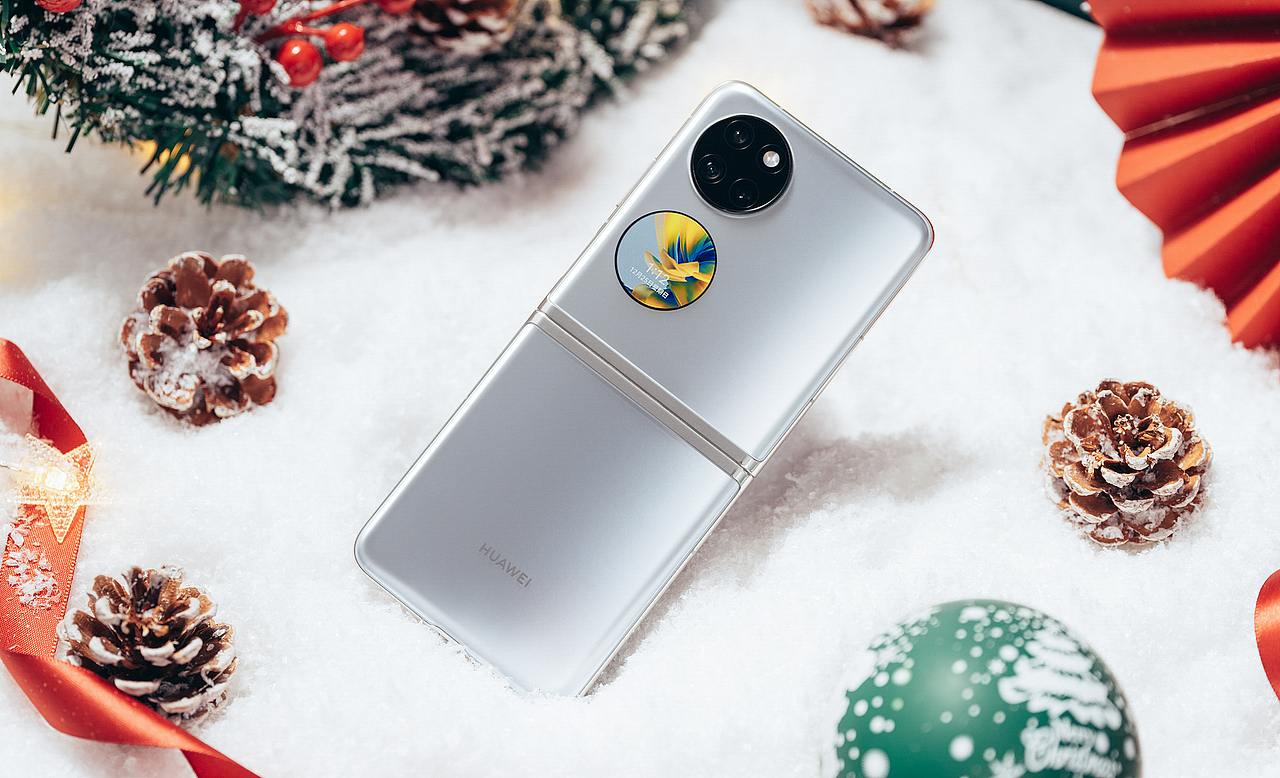 华为Pocket S 冰霜银_ShouziVision-站酷ZCOOL