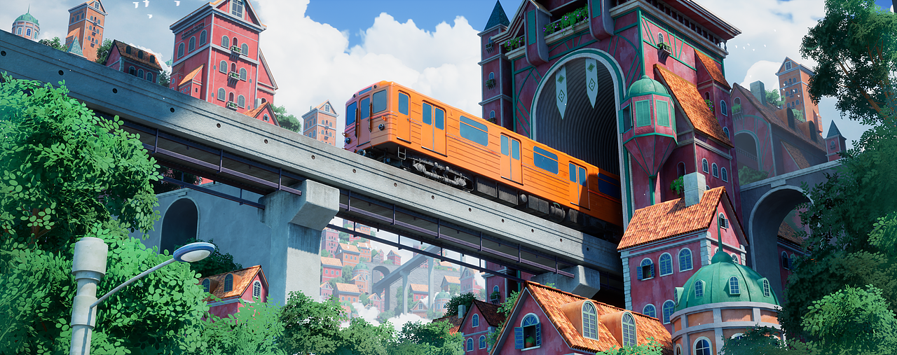 UE5风格化场景《云端轨迹》_不是观棋呀-站酷ZCOOL