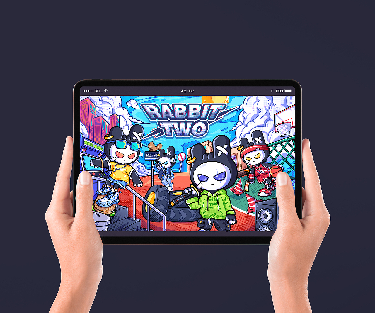 兔二Rabbit Two系列插画_蛋挞的诱惑-站酷ZCOOL