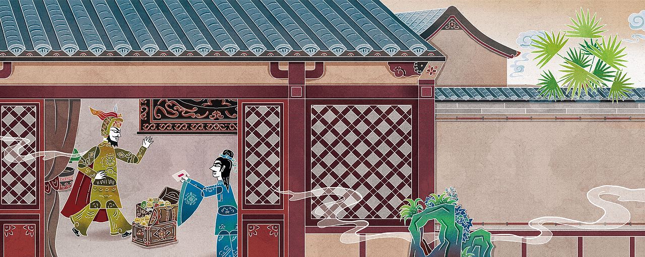 三十六计绘本 皮影绘本--调虎离山 _詩尔Shier-站酷ZCOOL