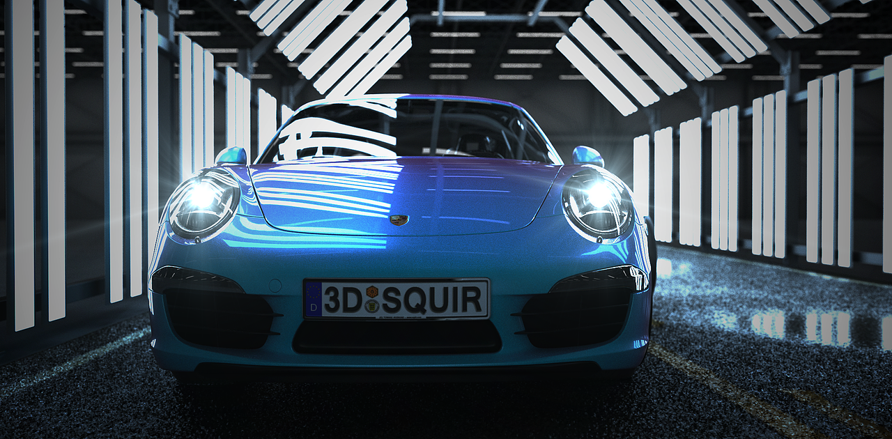 汽车渲染（保时捷911）_司不涣-站酷ZCOOL