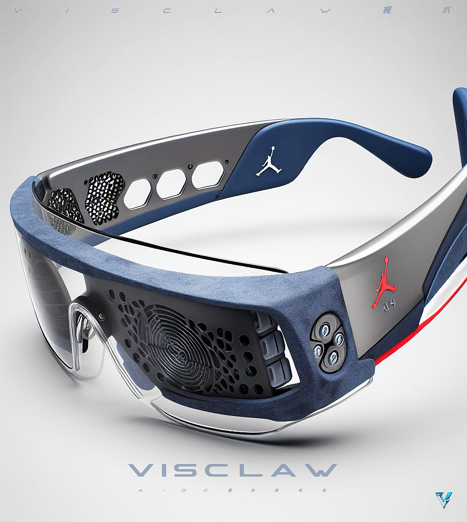 AI 创作_ 智能眼镜 _ Jordan 风格 _VC23-站酷ZCOOL