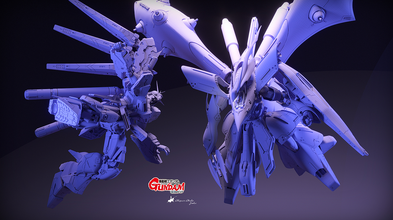 RG HI-υ-gandam Full Frame Plus_ziodai-站酷ZCOOL