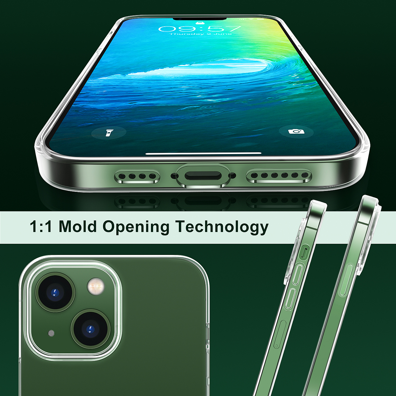 亚马逊 - iPhone13 透明手机壳 主图_TvemiD9-站酷ZCOOL