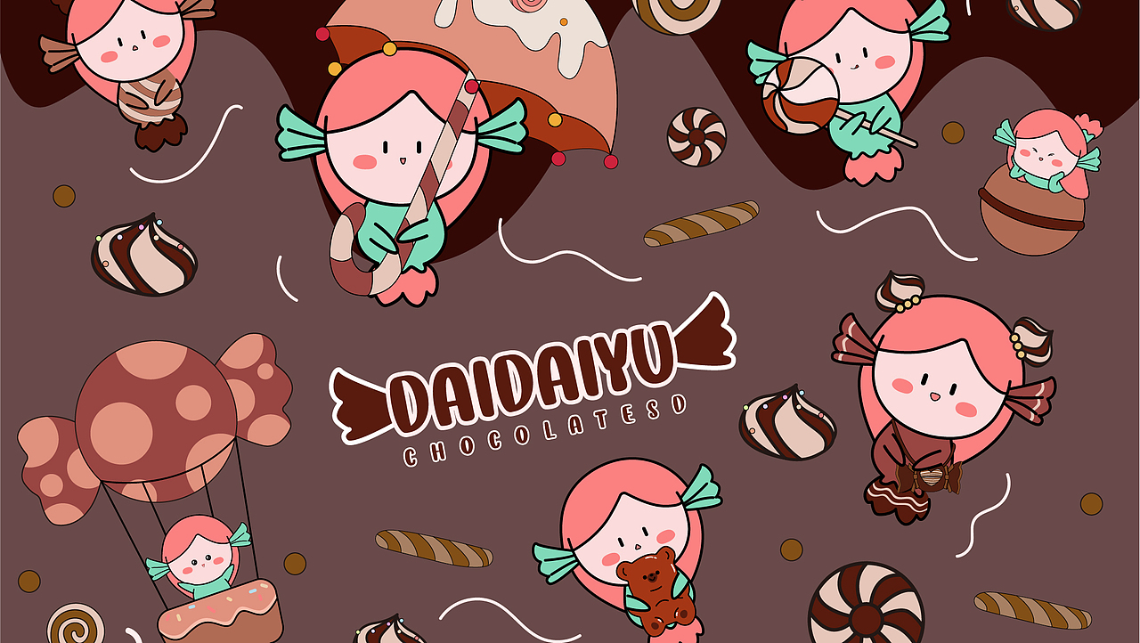 呆呆鱼 ip设计 糖果系列盲盒_金鱼zy-站酷ZCOOL