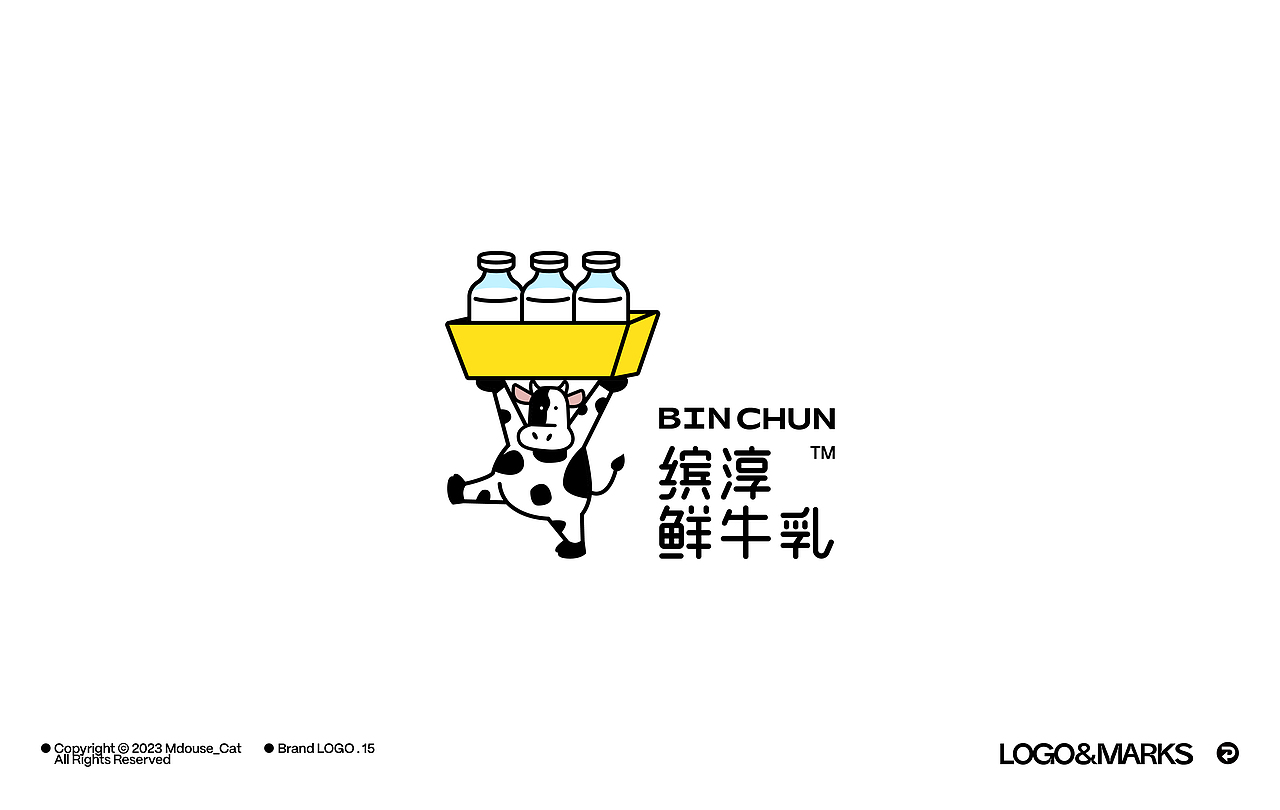 LOGO & MARKS_Mdouse_Cat-站酷ZCOOL