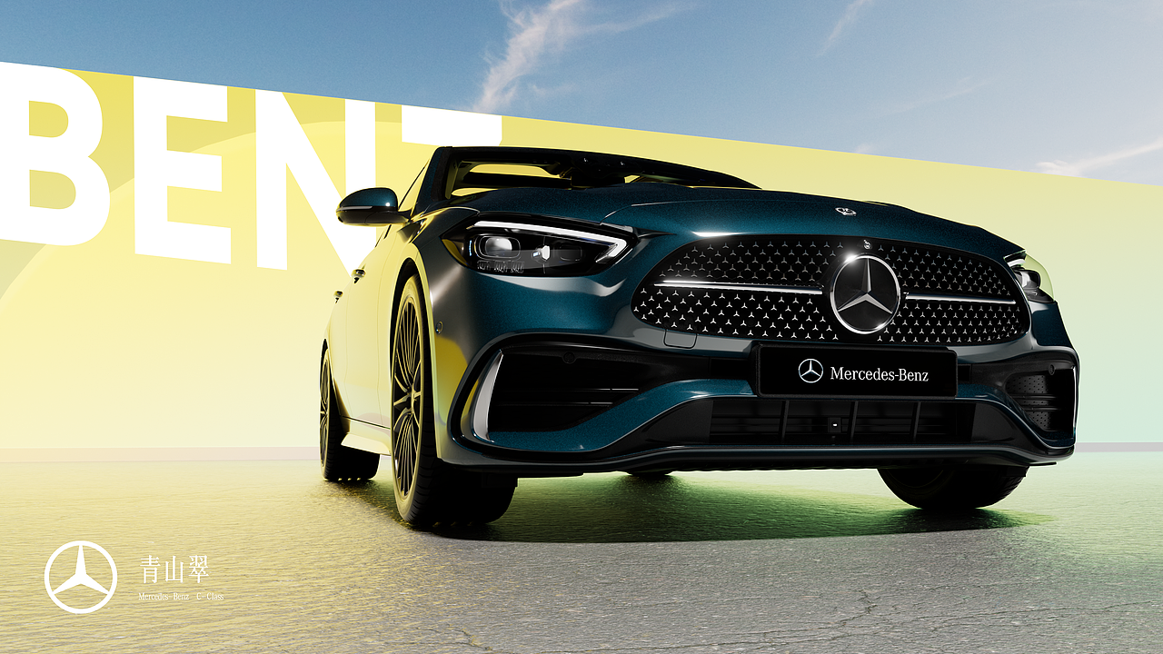 Mercedes Benz C-Class _Enki_C-站酷ZCOOL