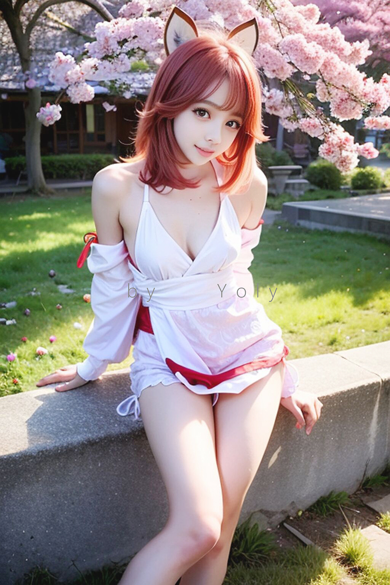 Yoly 莜莉 #119 原神 八重神子 cos_yoly莜莉-站酷ZCOOL