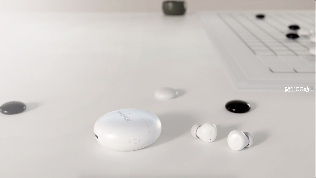 1MORE万魔ComfoBuds迷你豆降噪无线蓝牙耳机_微尘CG动画-站酷ZCOOL
