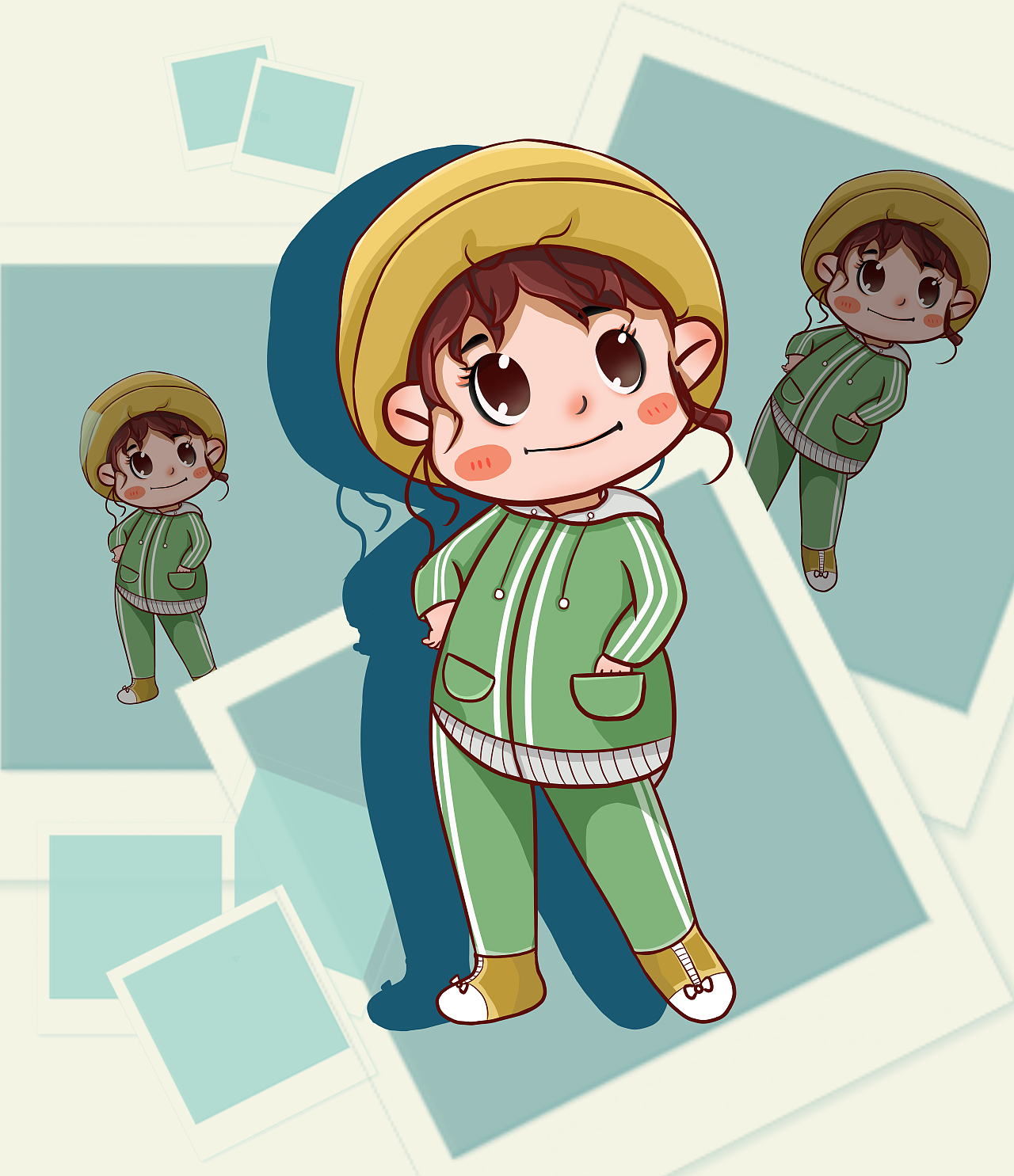 Q版人物_大锦努力画画-站酷ZCOOL