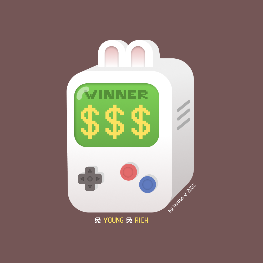 【兔年大吉】FUNNY BUNNY - 兔YOUNG兔RICH__TTT_-站酷ZCOOL