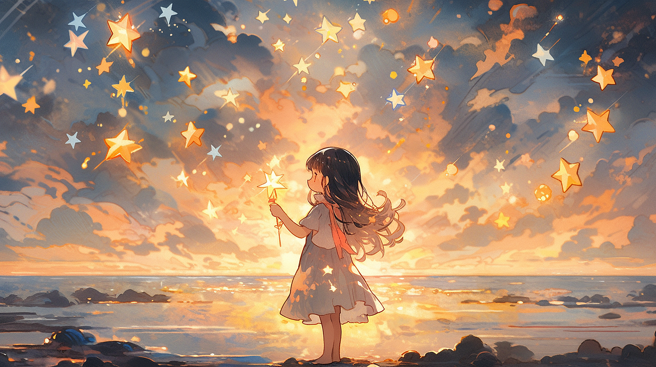 MJ超好看的星光壁纸-治愈系壁纸02_cc燕子呀-站酷ZCOOL