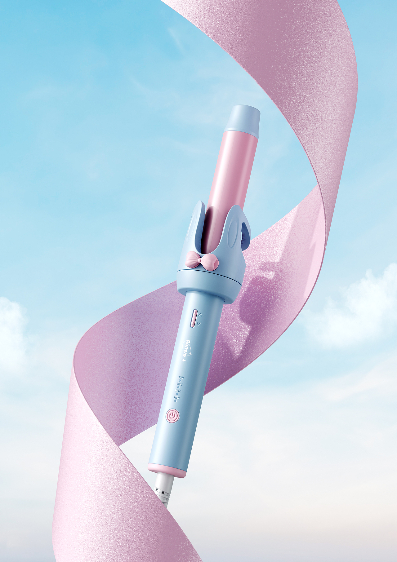 一组工作图《romve卷发棒渲染》_Answer_hao-站酷ZCOOL