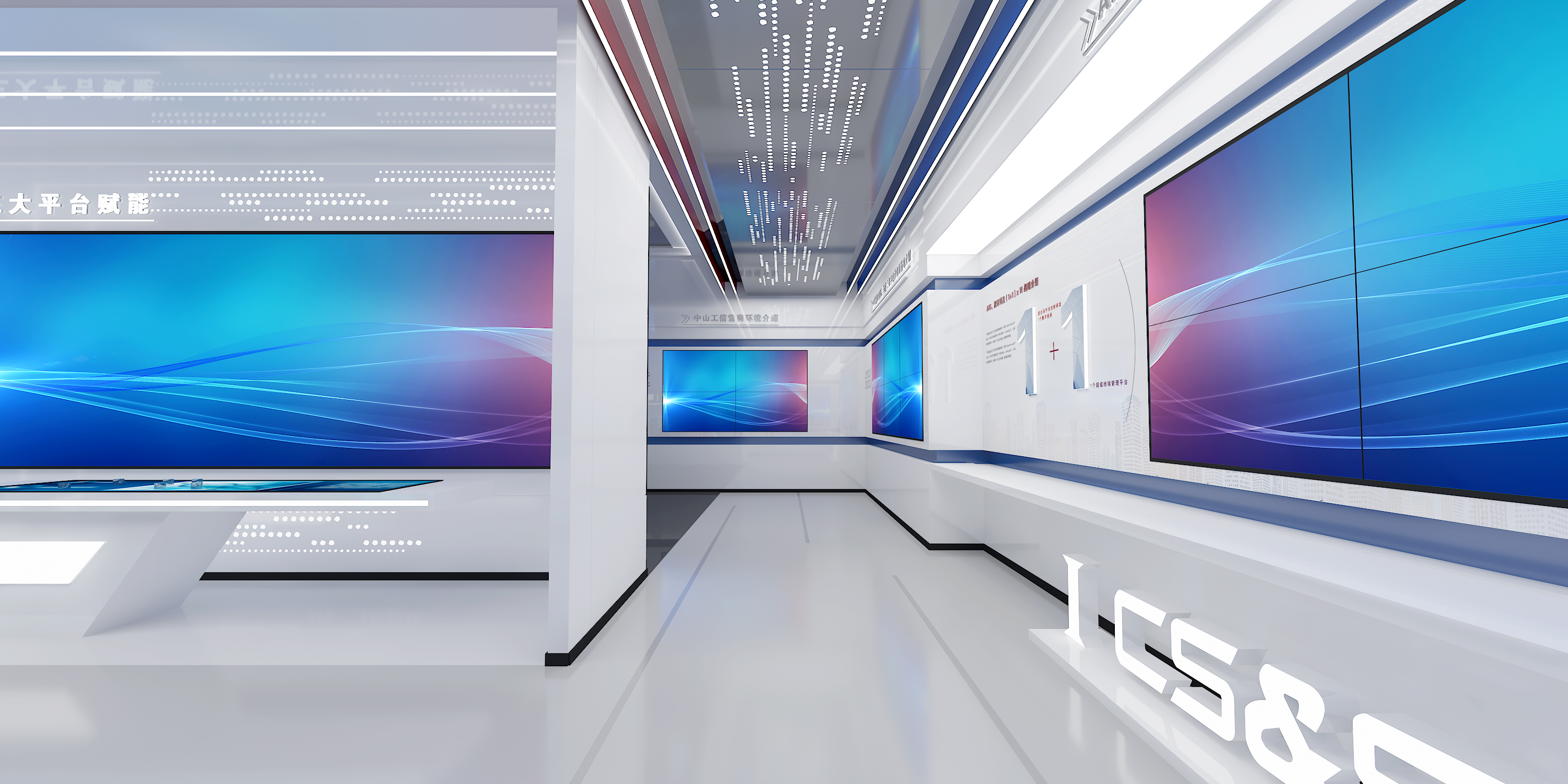 企业展厅、科技展厅、现代展厅_雄鹰展翅1222-站酷ZCOOL