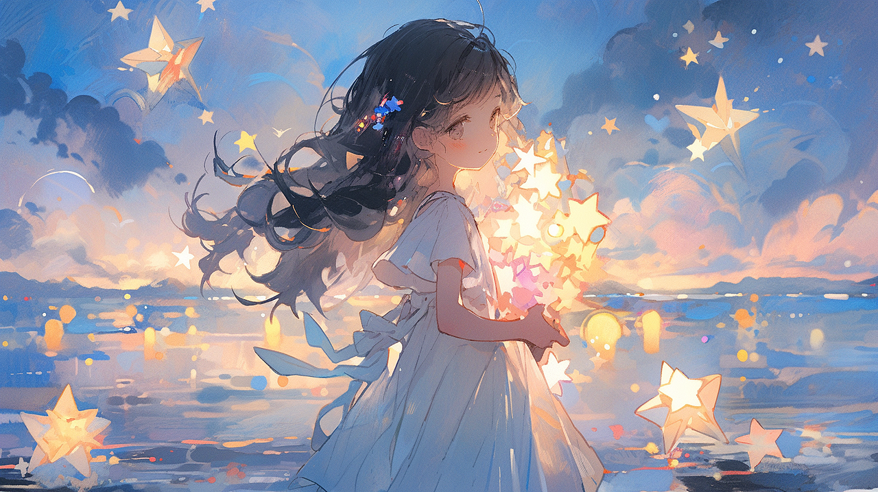 MJ超好看的星光壁纸-治愈系壁纸02_cc燕子呀-站酷ZCOOL