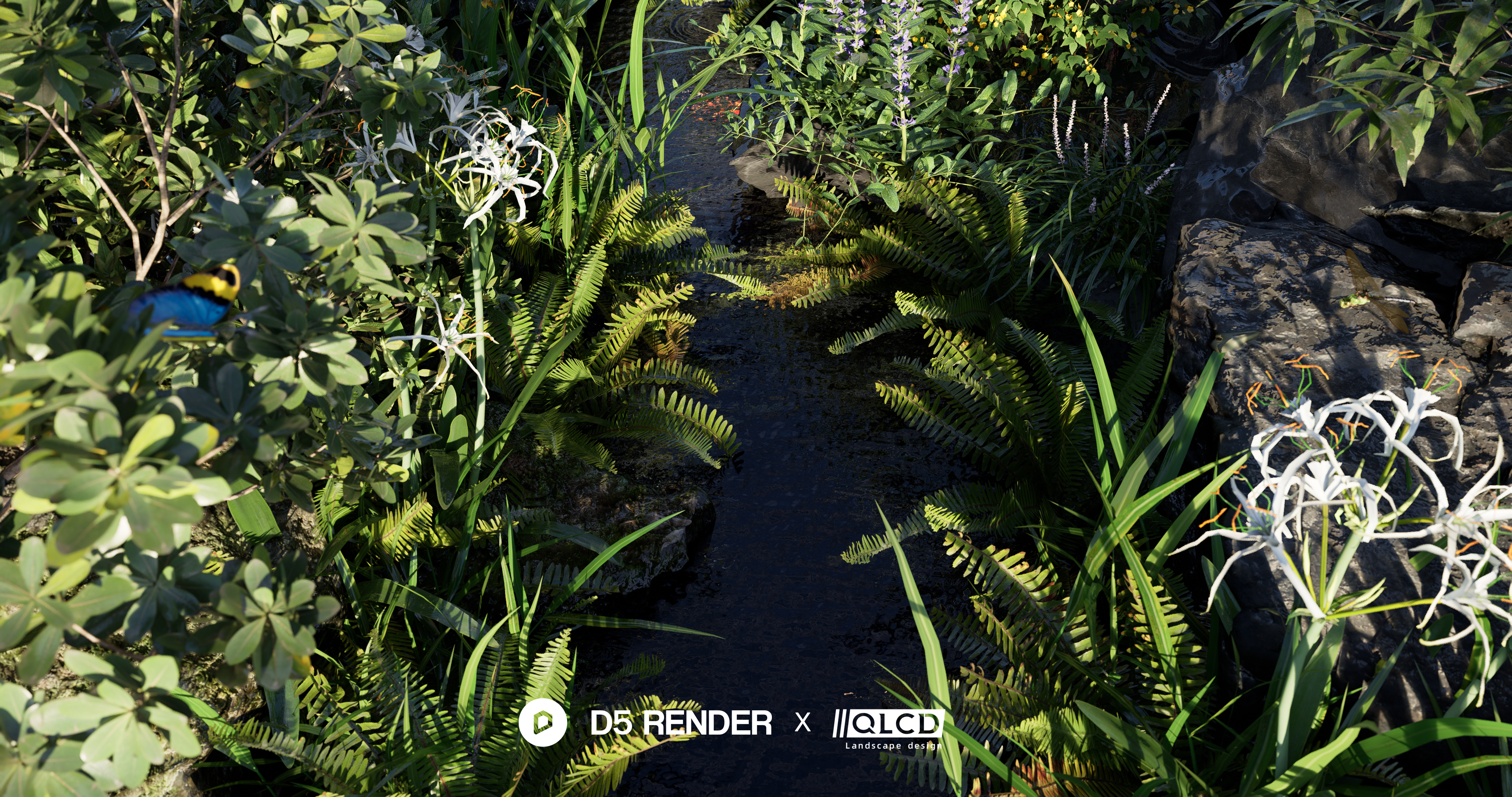 D5渲染器-水生植物表现_景观设计_QLCD-站酷ZCOOL