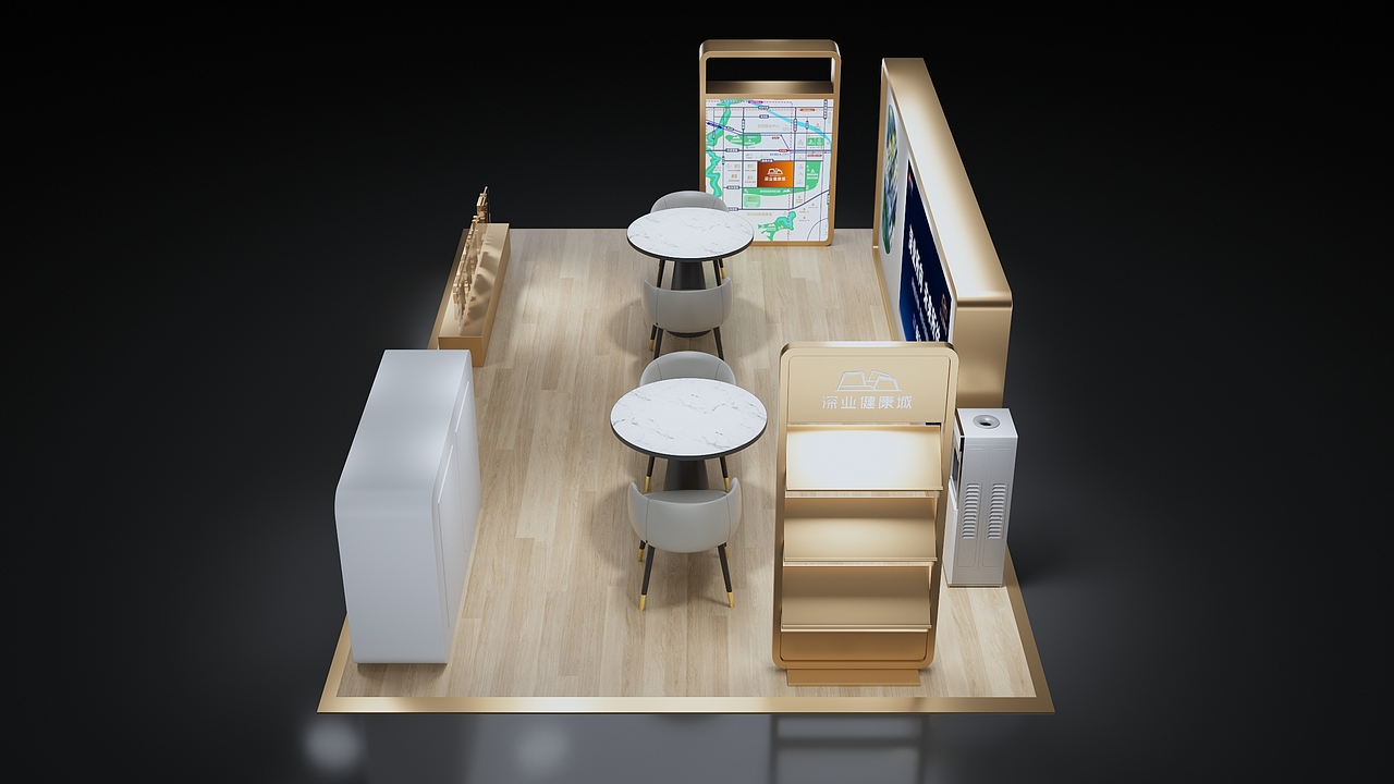 房地产展台｜美陈「Small Z design」_小Z视觉设计-站酷ZCOOL