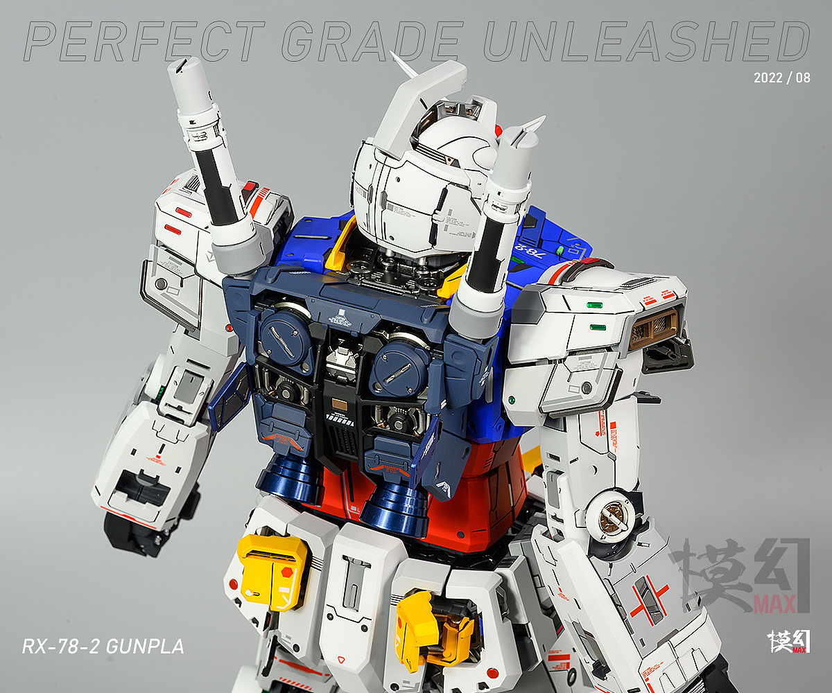 [模幻MAX] PGU RX-78-2元祖高达模型(喷涂)_phasewei-站酷ZCOOL