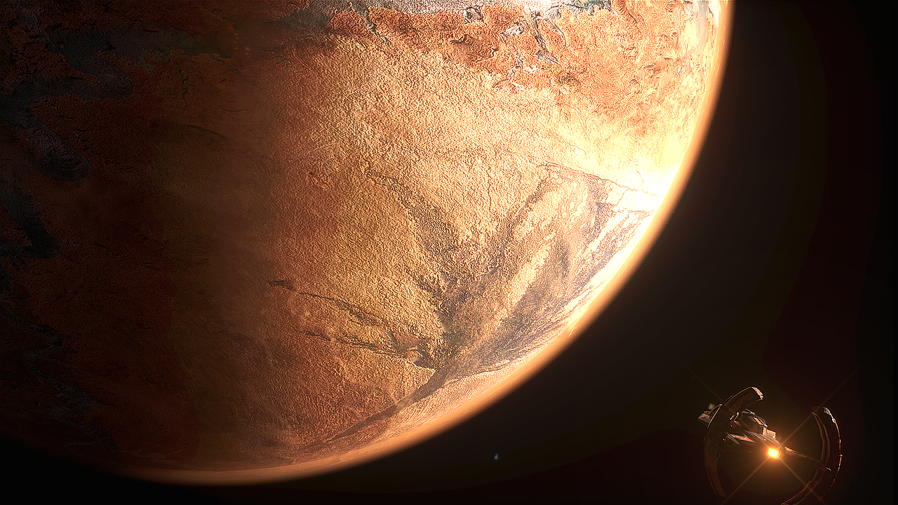 UE5星球CG练习_哈士奇WU-站酷ZCOOL