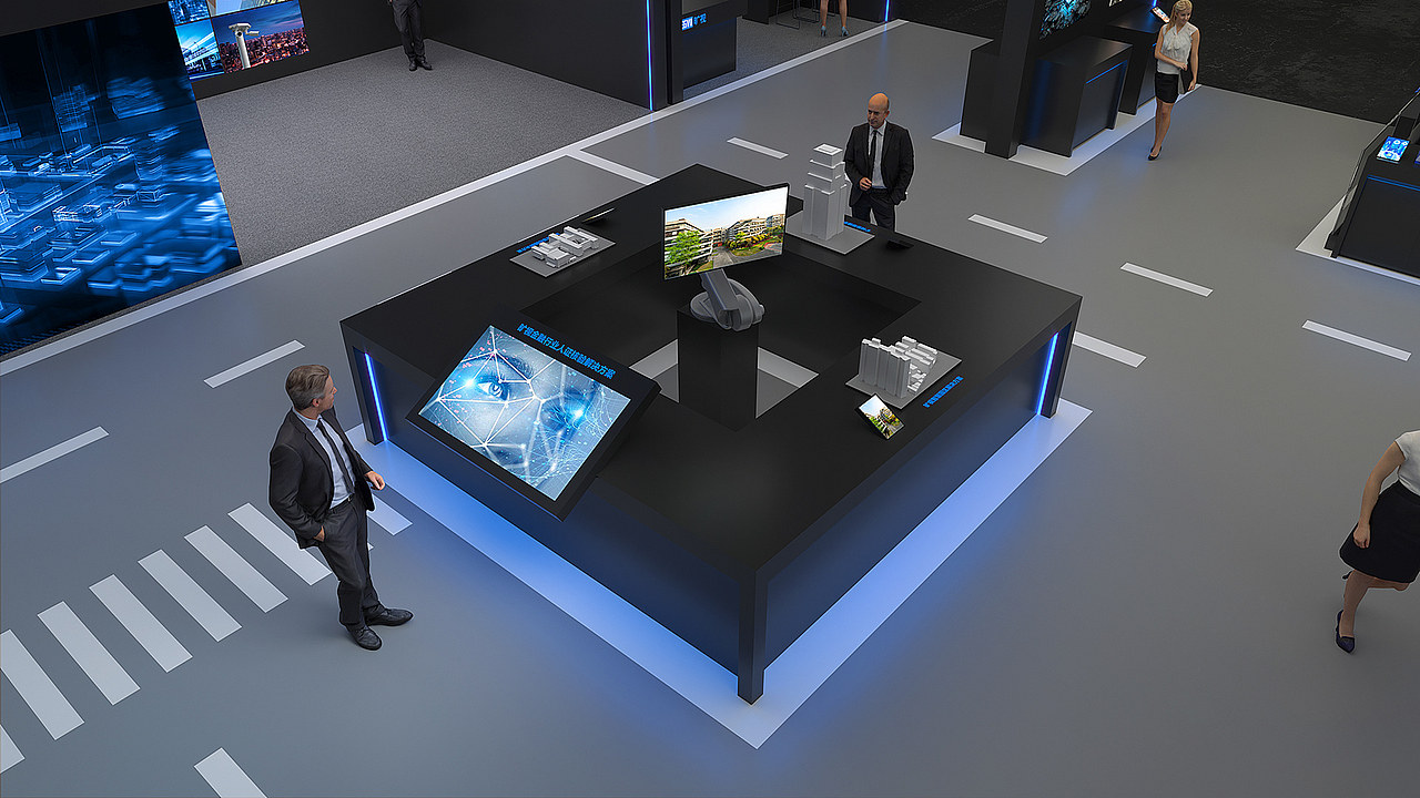 Tech Booth Design_HiveFundesign-站酷ZCOOL