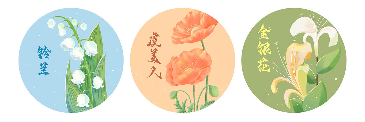 Dily与二十四节气花邂逅_莫莫n_n-站酷ZCOOL