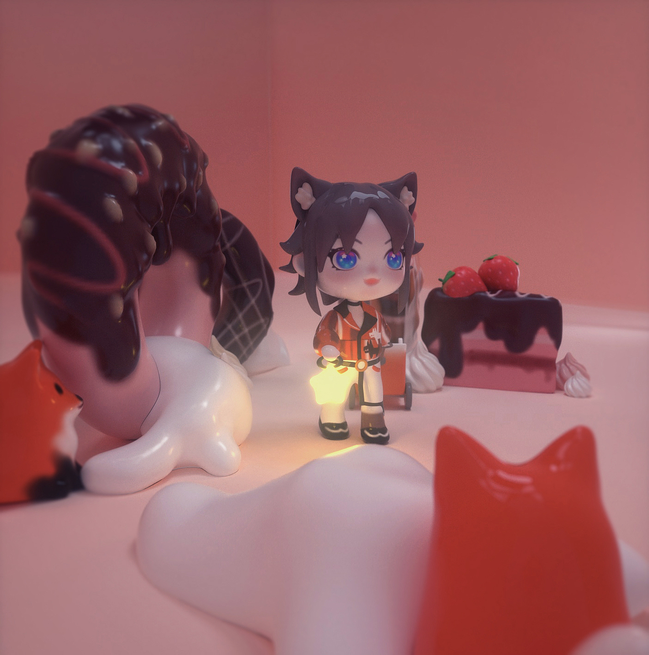 #wow3D建模渲染/mysta同人_瓦普p-站酷ZCOOL