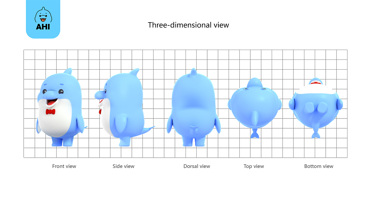 海豚Ahi品牌IP形象设计_小萌盟-站酷ZCOOL
